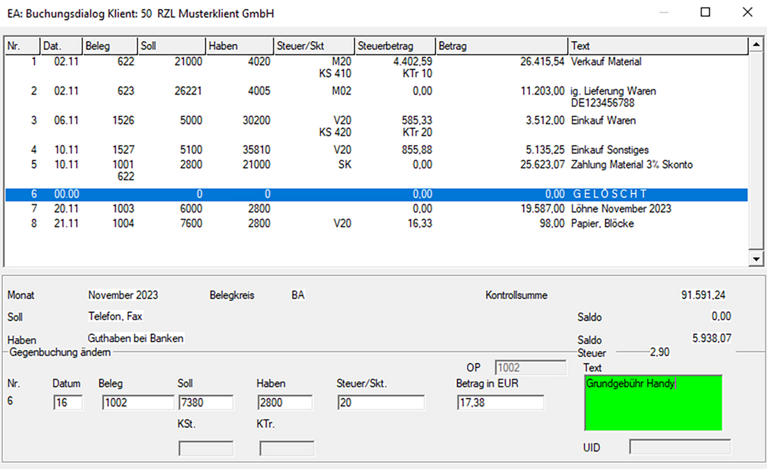 Software für Einnahmen-/Ausgabenrechnung - RZL Software GmbH