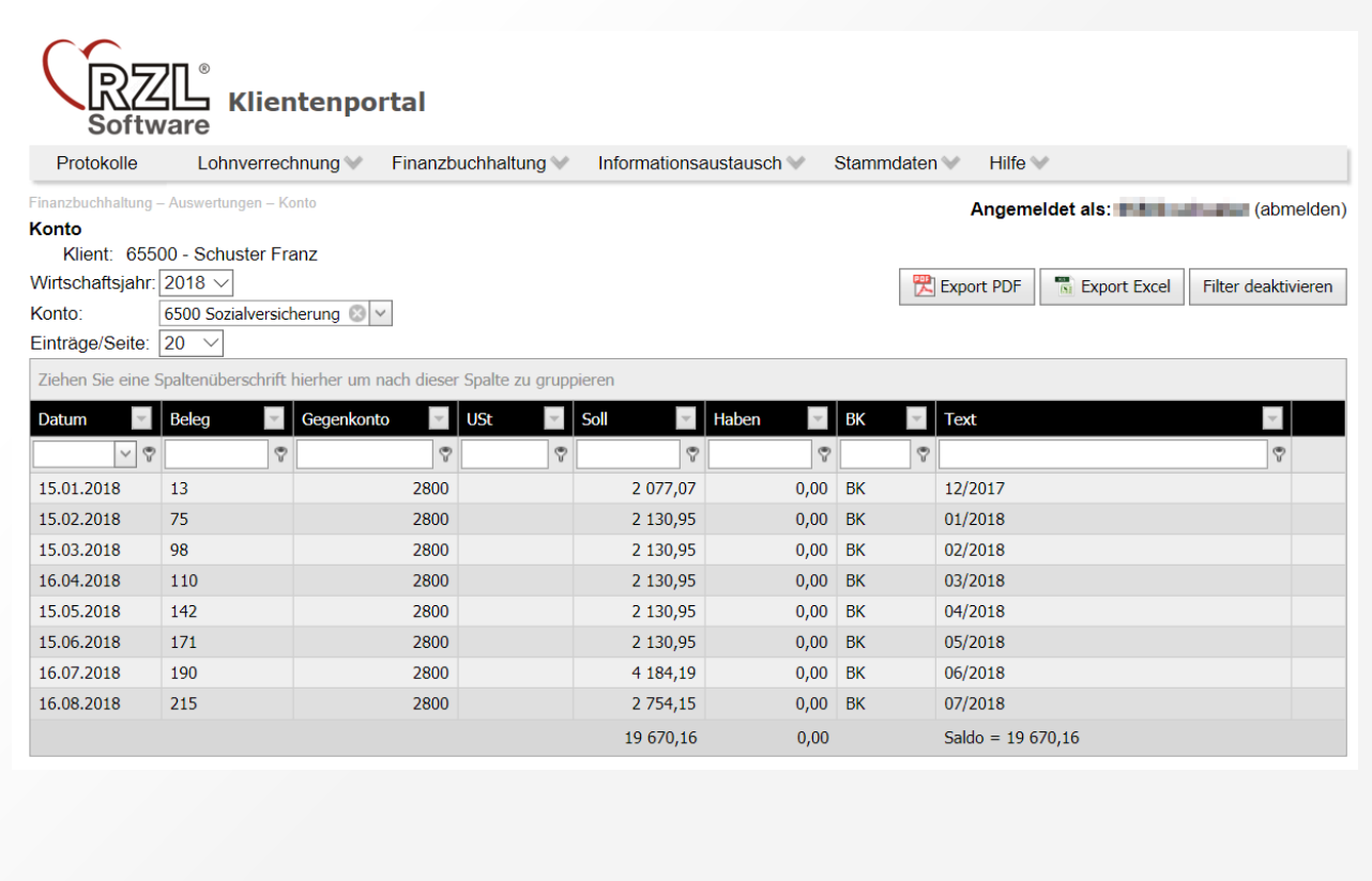 Klientenportal: Programm für die Kanzlei-Kommunikation - RZL Software GmbH